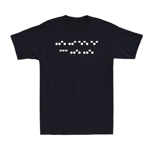 Fvck Off Morse Code Secret Message Funny Morse Code Rude Saying Men's T ...