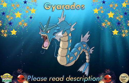 Gyarados Jump Festa 2023 EVENT Pokémon Scarlet/Violet Sw/Sh HOME (💯 ...