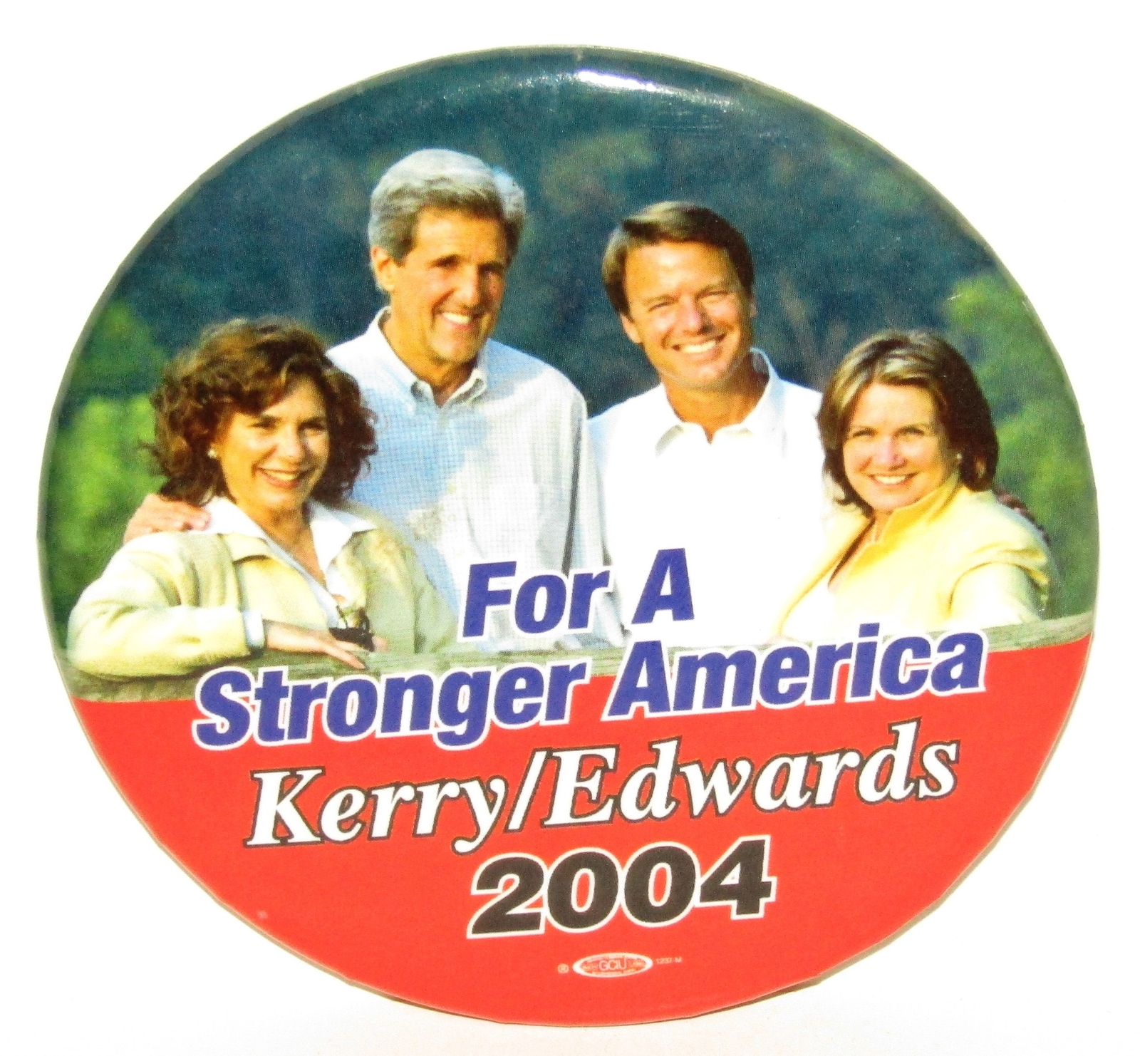 JOHN KERRY & JOHN EDWARDS 2004 PRESIDENTIAL POLITICAL CAMPAIGN PINBACK ...