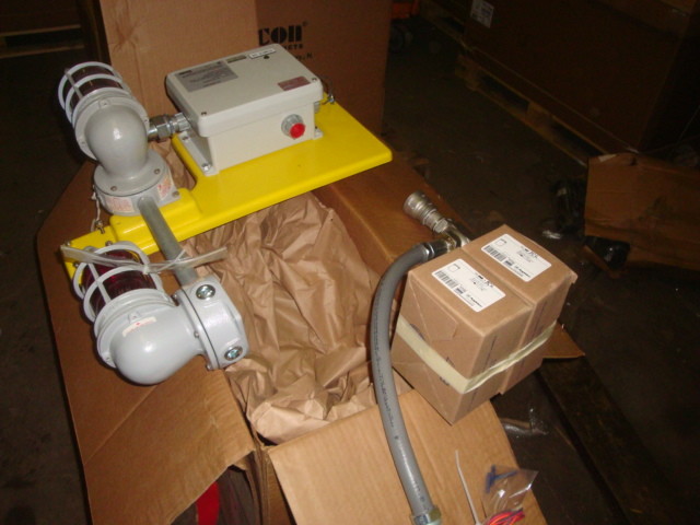 ENCON EMERGENCY SHOWER, EYE WASH SYSTEM ALARM # 50007057 STAINLESS COMP ...