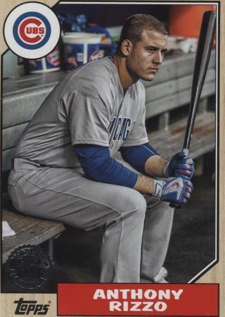 2017 Topps - 1987 Topps Baseball 30th Anniversary Anthony Rizzo #87-17 ...