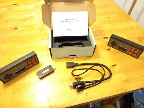 Data Frog Y2-HD 2.4G Wireless Game Dongle Retro Video Game Console 2 ...