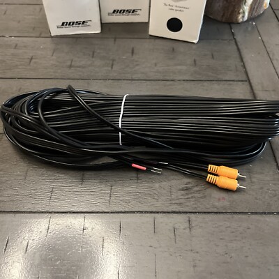50 Ft Bose Dual Speaker Connect Rear Surround Cable RCA To Bare Wire ...
