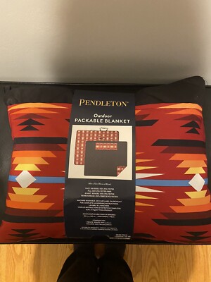 Pendleton Outdoor Packable Blanket Short Sands Multi Color Aztec 60 x ...