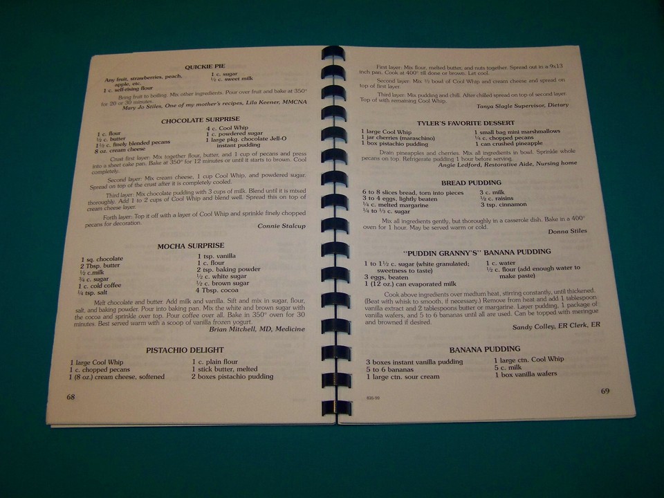 Murphy Medical Center Cookbook Murphy NC 1999 queen ann cake , roasted ...