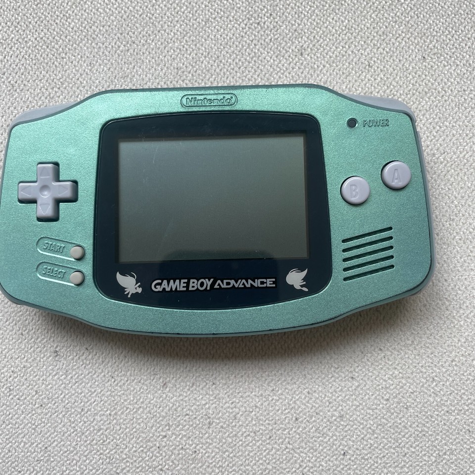 Game boy advance Celebi Console Nintendo Pokemon Center Limited Edition ...