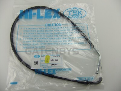 HI-LEX Japan Throttle Cable For Kawaskai ZR550 ZR750 Ref 54012-1386 ZR ...