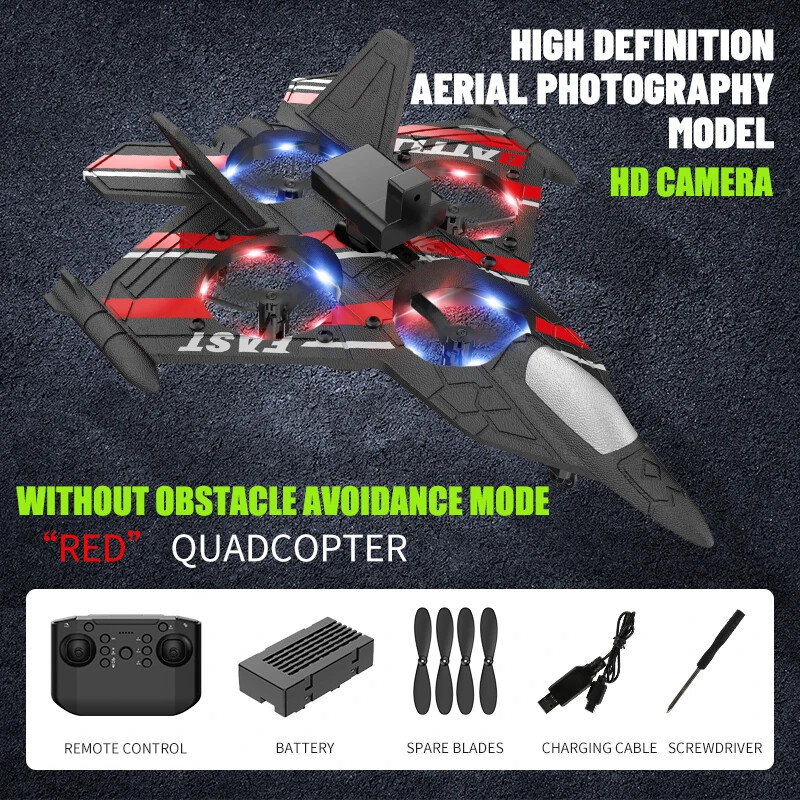 Hot RC Plane with Camera Helicopter Remote Control Obstacle 2.4G ...