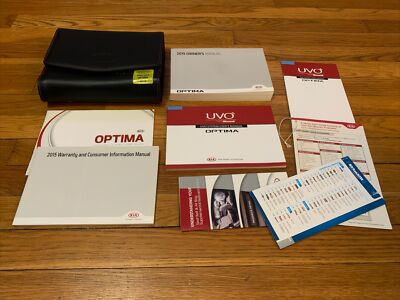 2015 Kia Optima Owners Manual With Case And Navigation OEM Free ...
