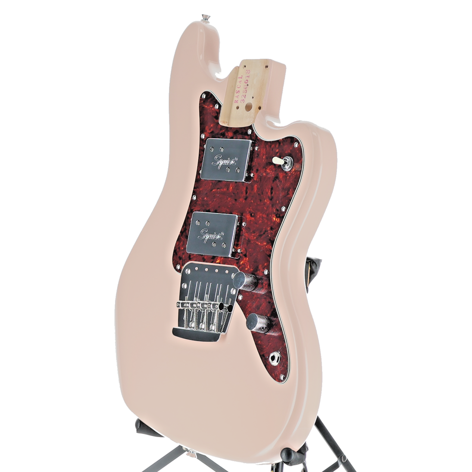 Squier Paranormal Rascal Bass Body FSR Shell Pink Finish Fully Loaded ...