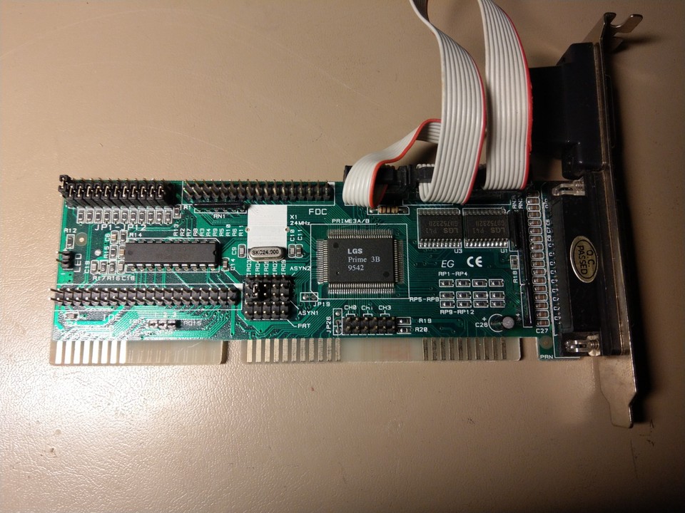 KENTECH KJDKEN IDE PLUS V4 Multi-I/O IDE Floppy Controller ISA Card ...
