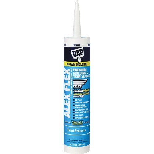 Dap Alex Flex 10.1 Oz. Premium Molding & Trim Acrylic Latex Siliconized ...