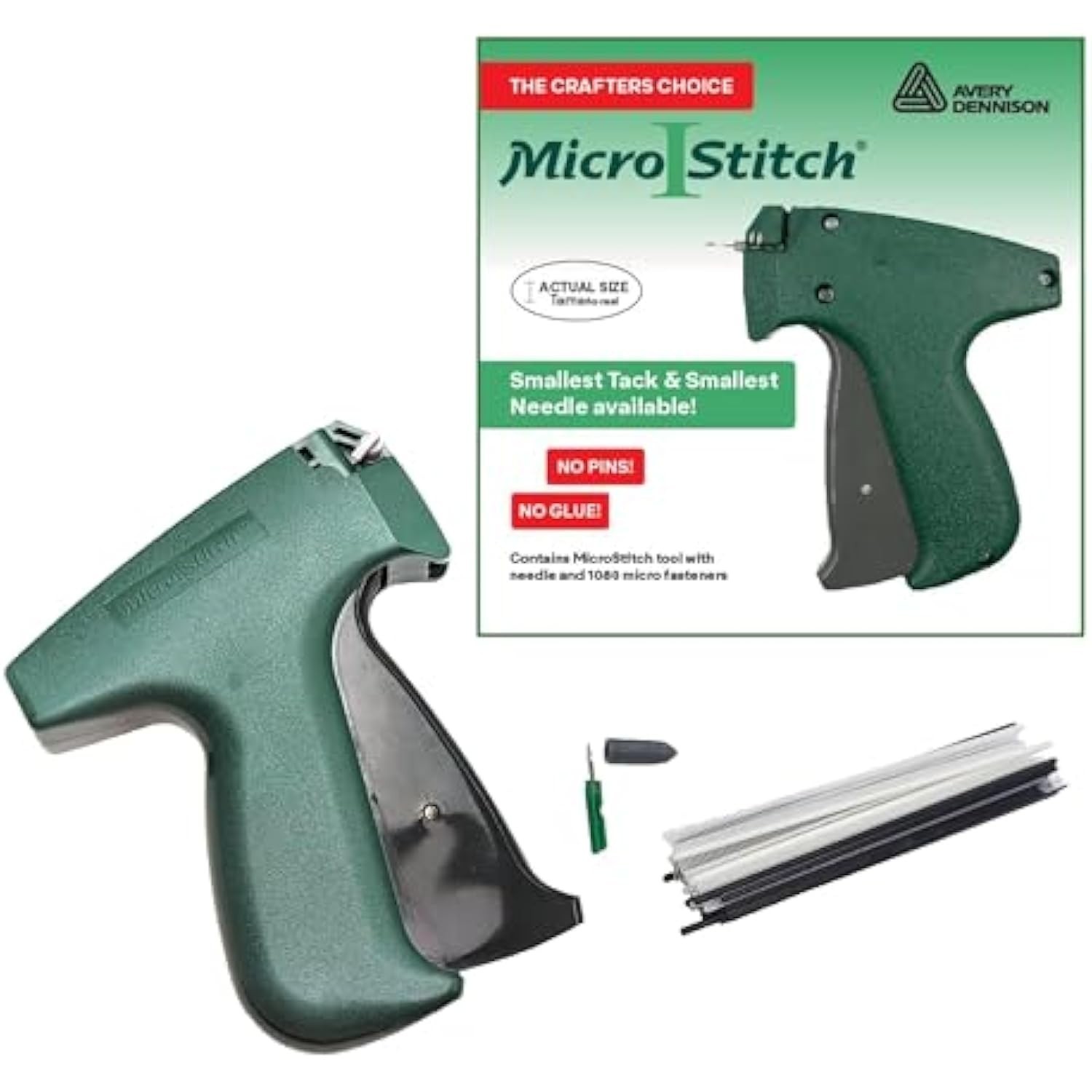 ® all‑in‑one tagging gun kit – ultra‑fine needle tagger with black/whi ...