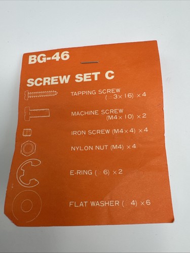 Vintage Varicom Big Grizzly Screw Set C BG-46 | eBay