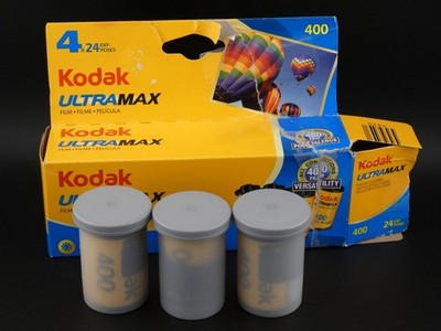 Kodak UltraMax 35mm 400 Speed Film 3 Rolls of 24 Exposure in Package | eBay