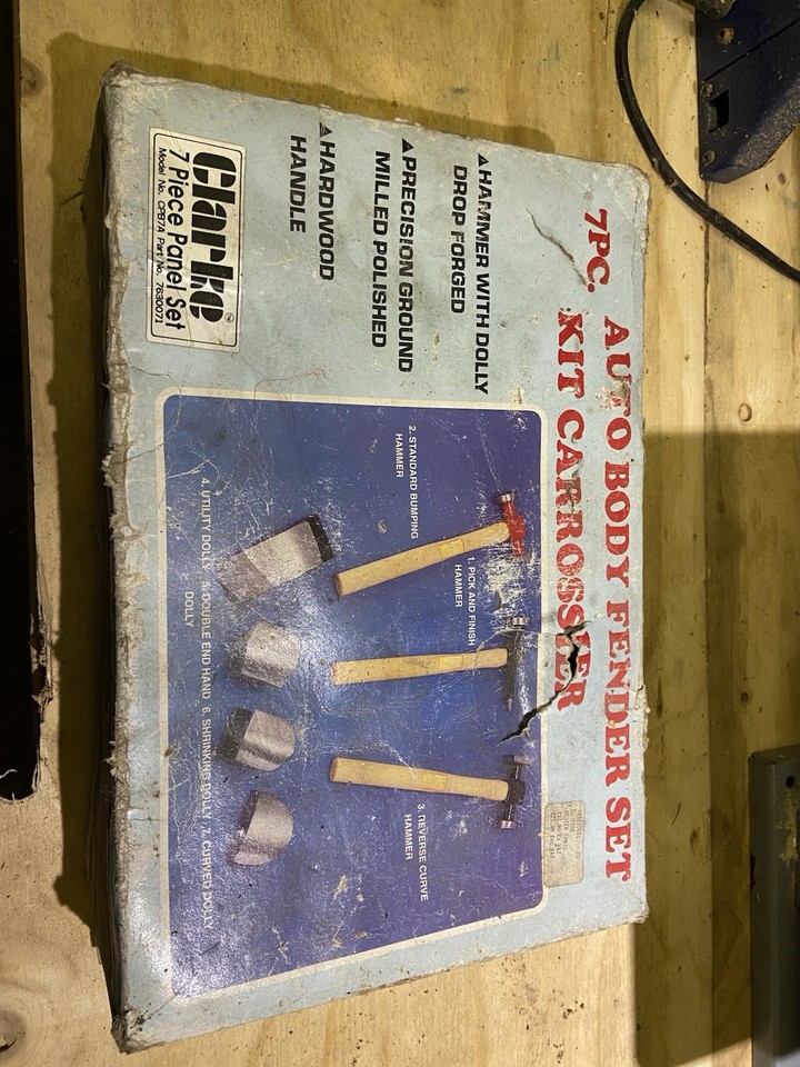 Clarke Auto Body Panel Beating Hammers Kit - 7pc Hickory Shafted | eBay UK