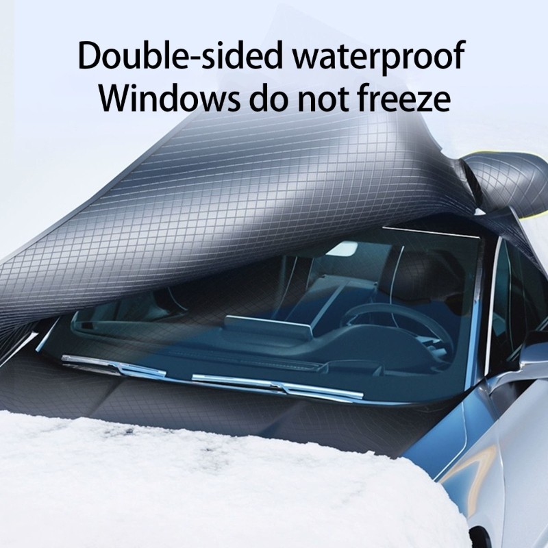Foldable Car Snow Shield Compacted Storage Design Ideal For Travel And ...
