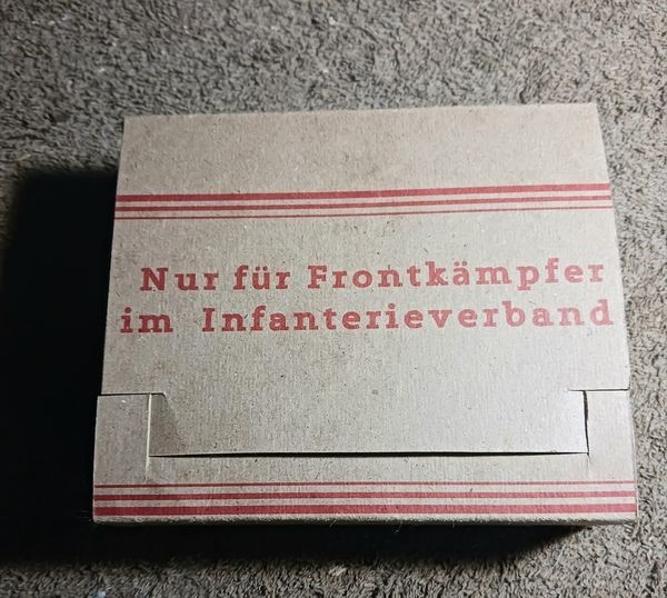WW2 German reproduction field ration in brown box, new, eatable items ...
