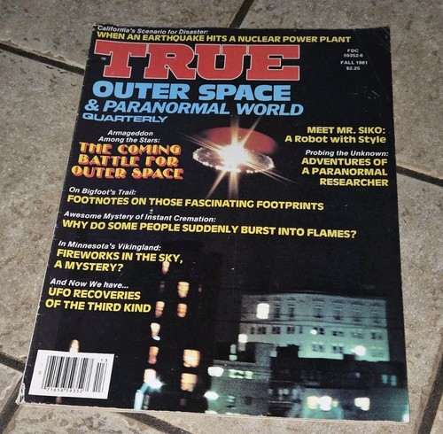 true UFO's outer space Paranormal World Quarterly magazine Fall 1982 ...