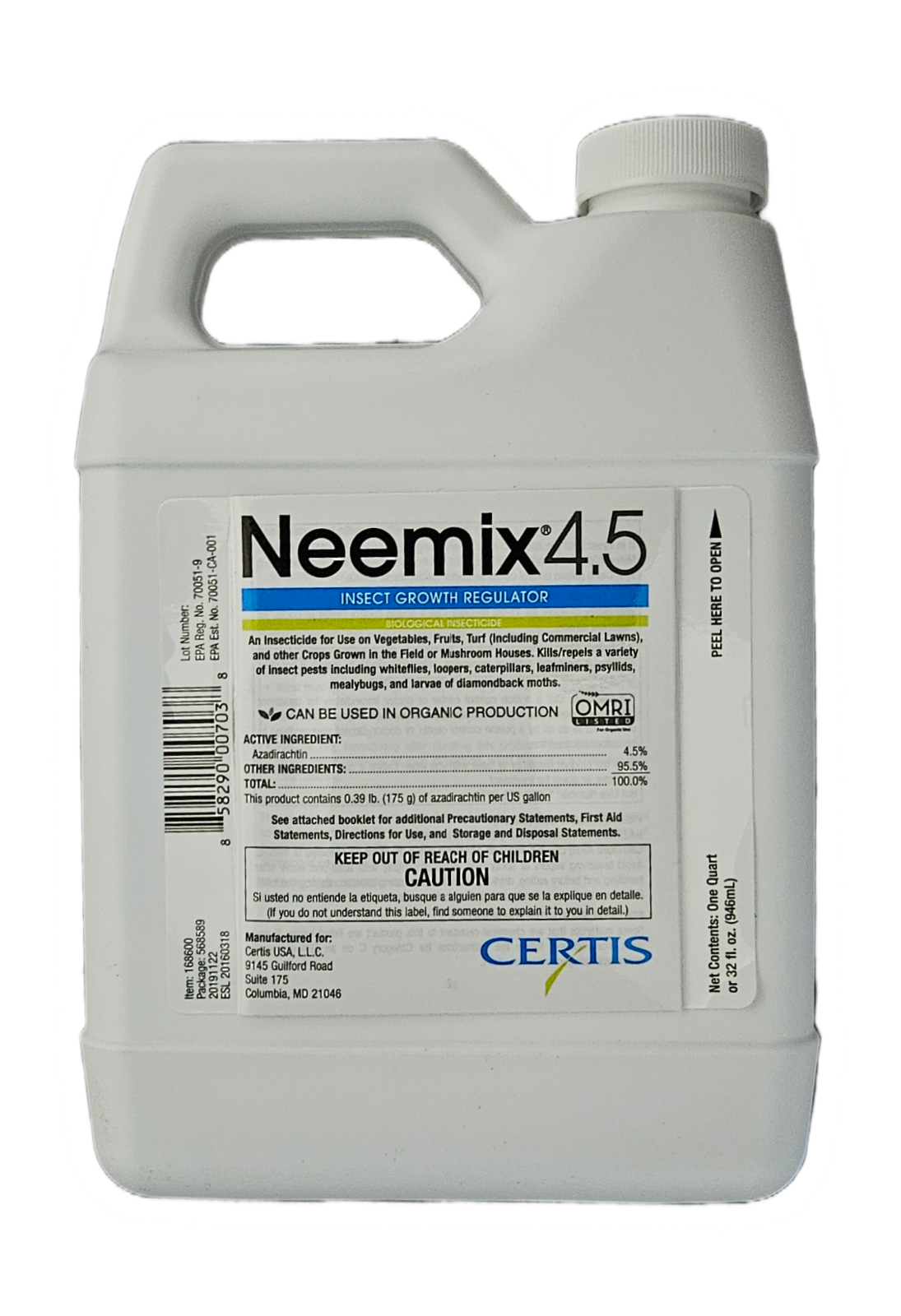 Neemix 4.5 Insect Growth Regulator - 1 Quart | eBay