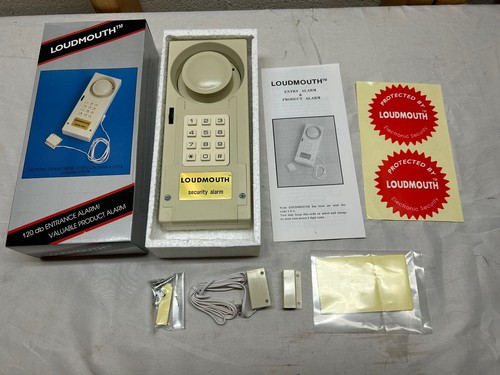 LOUDMOUTH 120db Entrance Alarm~Valuable Product Alarm~New Old Stock | eBay
