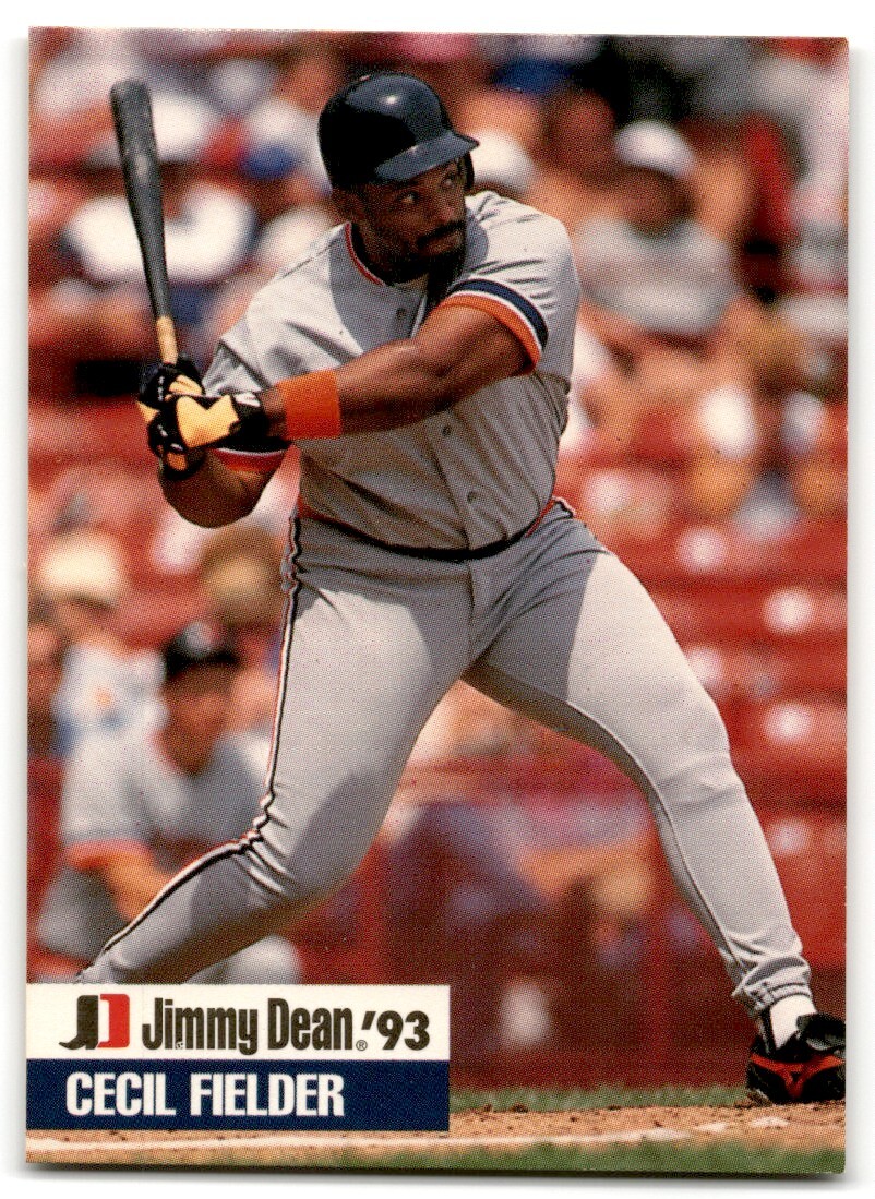 1993 Jimmy Dean Cecil Fielder Detroit Tigers #12 | eBay