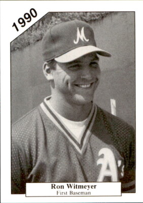 1990 Modesto A's Chong 32 Ron Witmeyer West East Islip New York NY ...