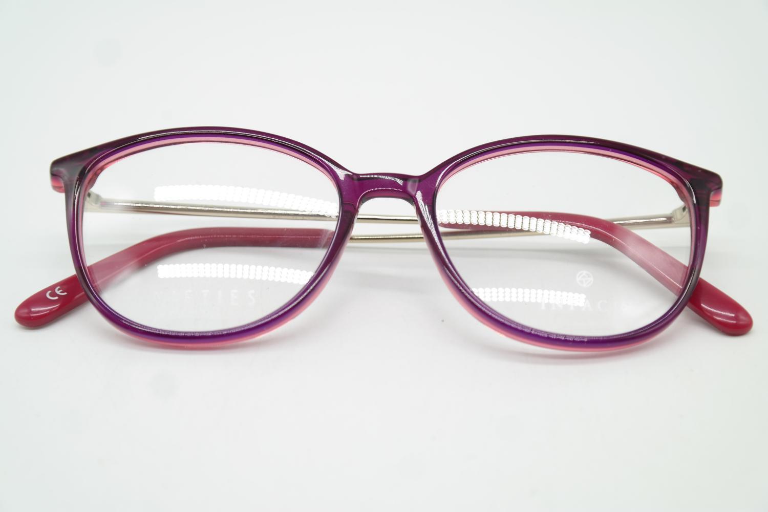 Glasses INFACE NIFTIES IF9375 Purple Gold Oval Frames Eyeglasses New ...