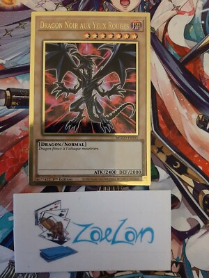 Yu-gi-oh! Dragon Noir Aux Yeux Rouges MGED-FR003 | eBay