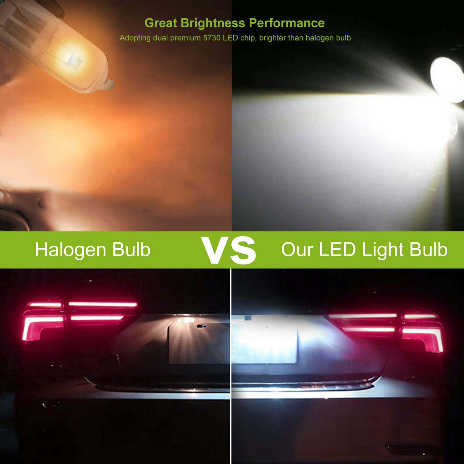 10pcs T10 Wedge Super Bright 1W 5730LED Light Bulbs Xenon White 192 168 ...