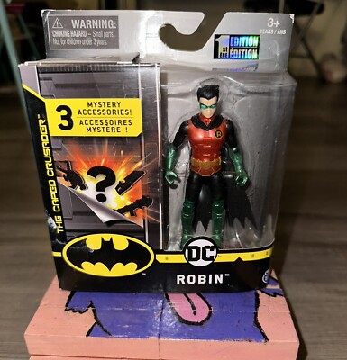 DC Spinmaster Batman ROBIN METALLIC CHASE VARIANT 1st Edition Rare | eBay