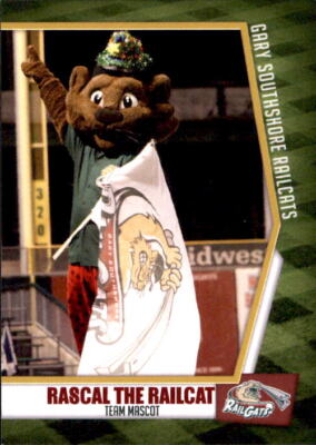 2012 Gary SouthShore RailCats #30 Rascal RailCat MASCOT - NM Baseball ...