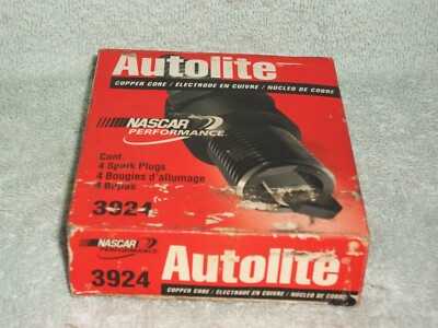 SET OF 4 AUTOLITE 3924 RACING SPARK PLUGS IMCA NHRA SBC BBC ALUMINUM ...
