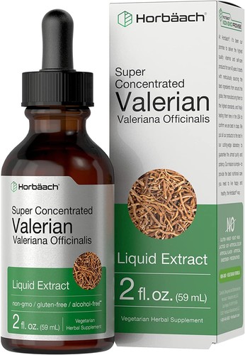 Valerian Root Liquid Extract | 2 fl oz | Alcohol Free | Vegetarian | by ...