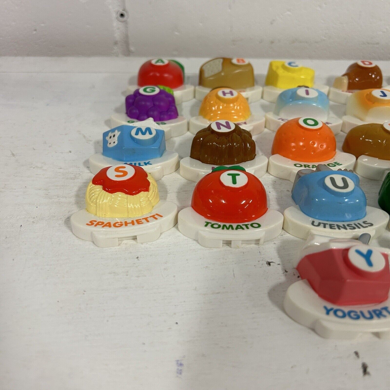 Vtech ABC Alphabet Food Fun Refrigerator Magnets COMPLETE A-Z | eBay