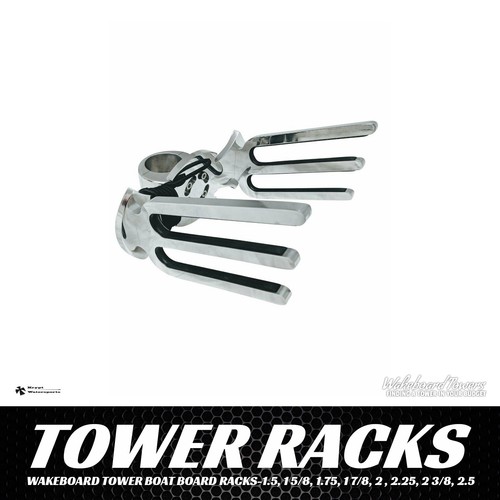 WAKEBOARD TOWER BOAT BOARD RACKS-1.5, 1 5/8, 1.75, 1 7/8, 2 , 2.25, 2 3 ...