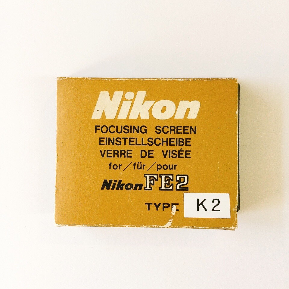 Nikon Focusing Screen For FA・FE2 Type K2 Split Micro in Box made in ...