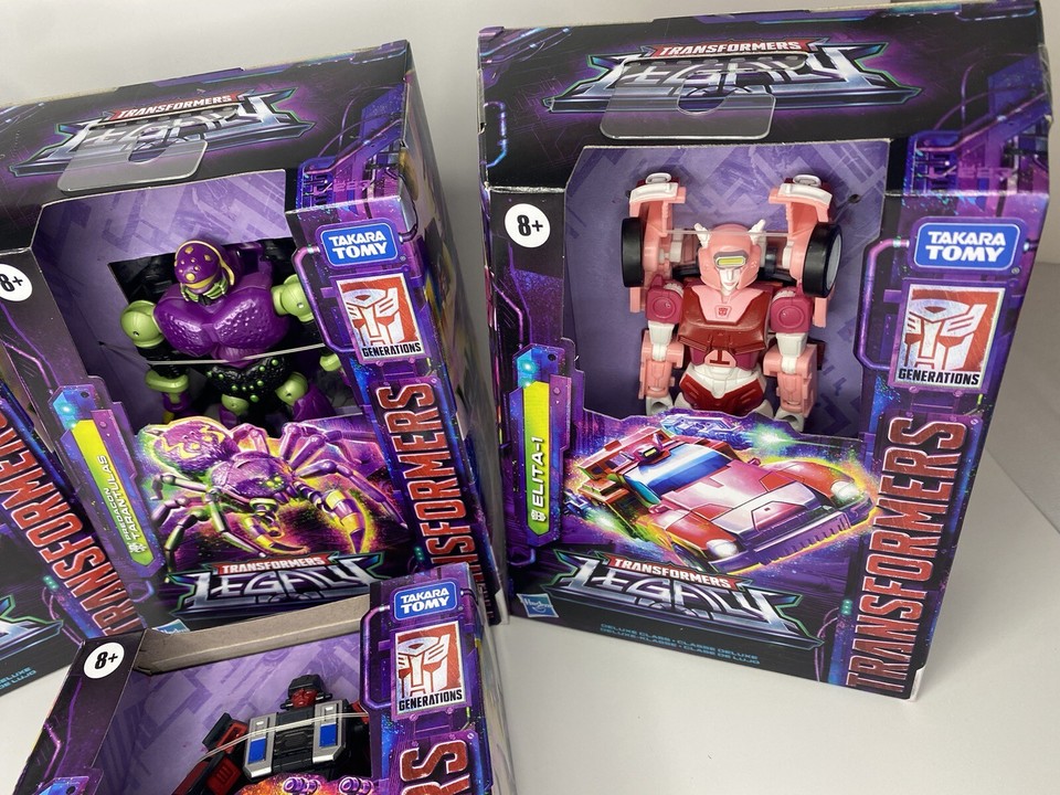 Lot Of 4 Transformers Legacy Arcee Tarantulas Knock-out Wild Rider | eBay