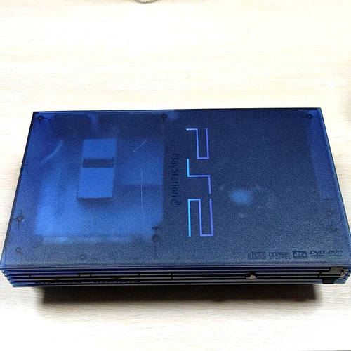 PS2 Ocean Blue Console SCPH-37000 Playstation2 Console Only NTSC-J ...