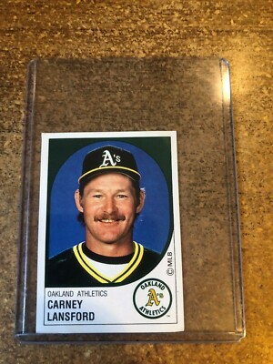 1988 Panini Baseball Stickers # 169 Carney Lansford | eBay Australia