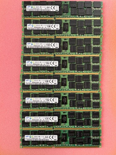 Samsung 128GB (16GBx8) 2Rx4 PC3L-12800R DDR3 1600MHz ECC REG RDIMM ...
