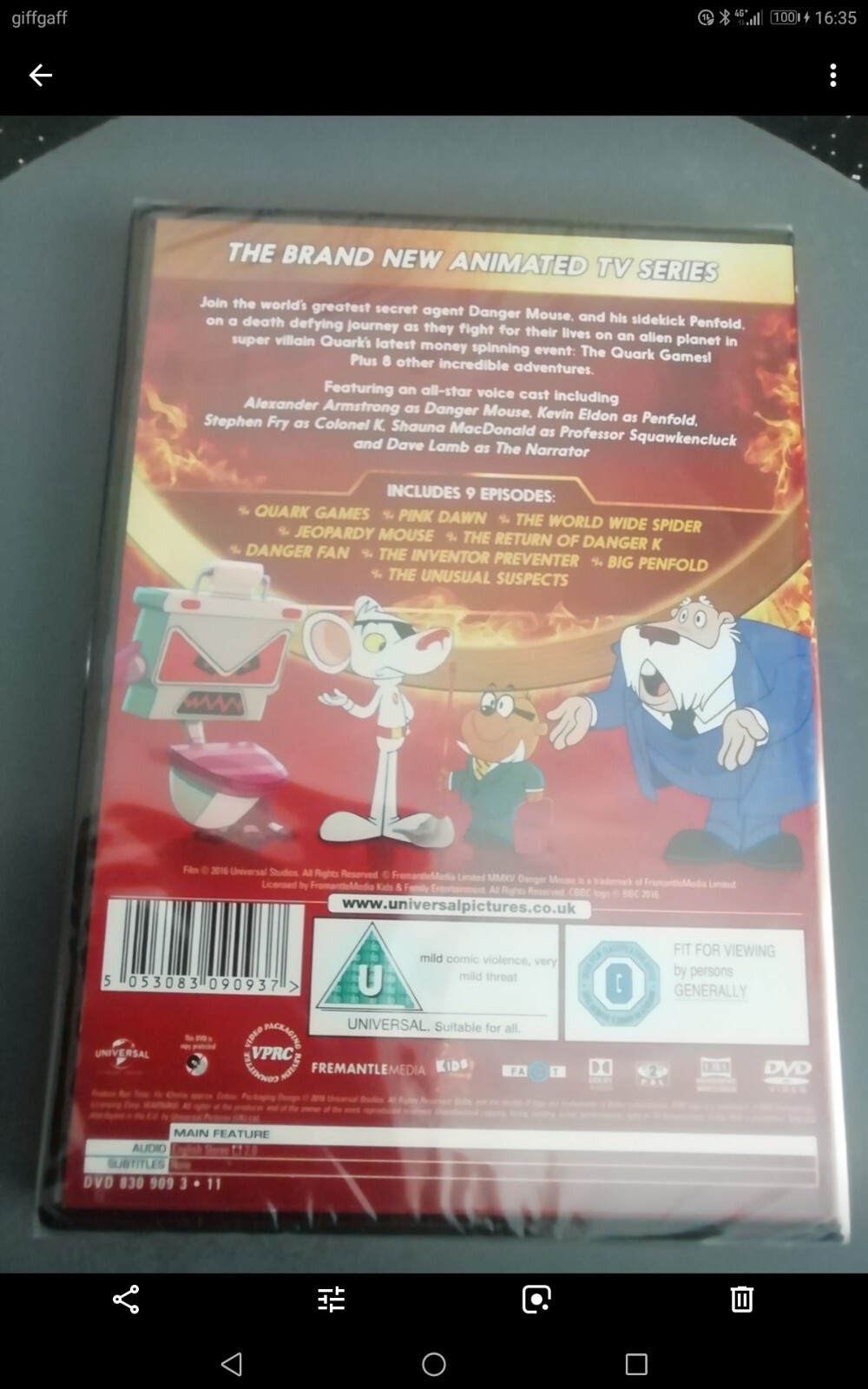 Danger Mouse - Quark Games (DVD, 2016) for sale online | eBay