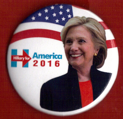 2016 Hillary Clinton - 2.25" / "Hillary For America" Campaign Button ...