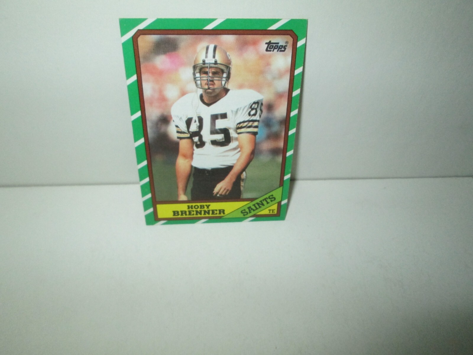 HOBY BRENNER 1986 Topps Card #342 USC NEW ORLEANS SAINTS TE Mint | eBay