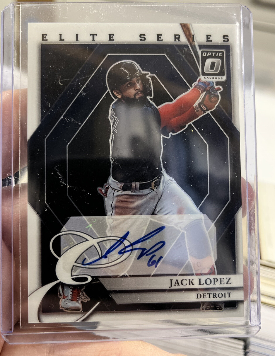 2022 Donruss Optic Jack Lopez Tigers Auto Elite Series ESS-JL | eBay
