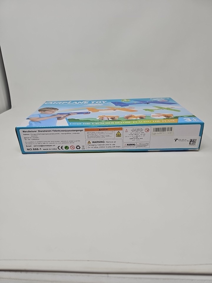 3 Pack Airplane Launcher Toys Fun Launching Game Glider Plane Foam New ...