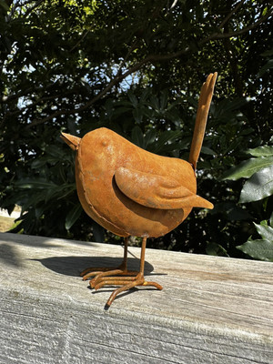 Rusty fairywren fairy wren garden decor statue ornament | eBay Australia