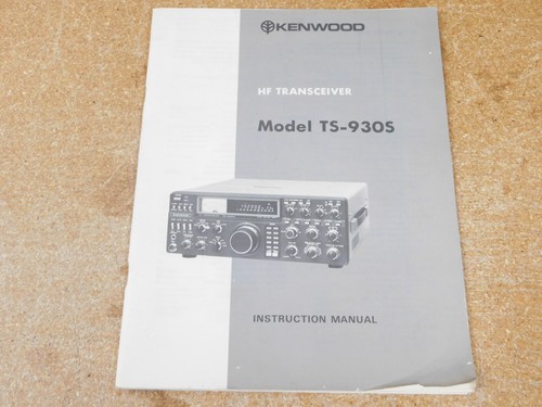 Kenwood TS-930S Ham Radio HF Transceiver User Manual + Schematics ...