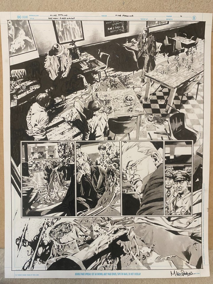 Mike Perkins ORIGINAL Comic Art - Batman: First Knight Interior Page | eBay