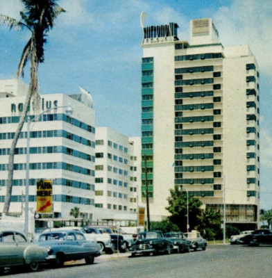 Hotels Miami Beach Gulf Stream Cards Curteichcolor Transportation ...